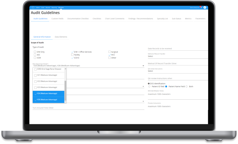 Medical Auditing Software for Professional & Facility Claims